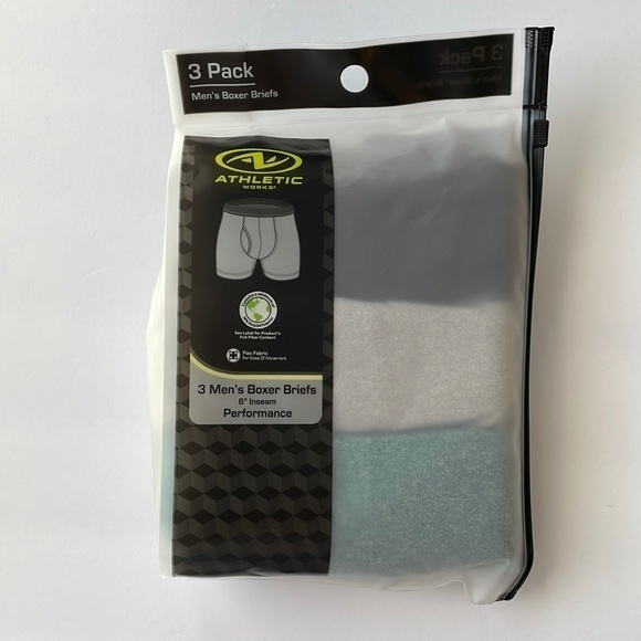 Athletic Works | Underwear & Socks | Athletic Works Mens Boxer Briefs Underwear 6 Inseam ...